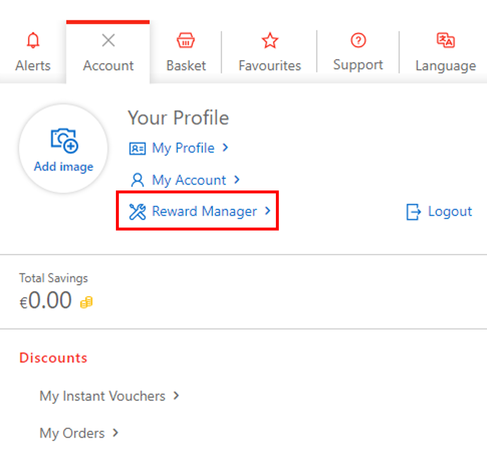 How do I access my Reward Manager space? – Admin account